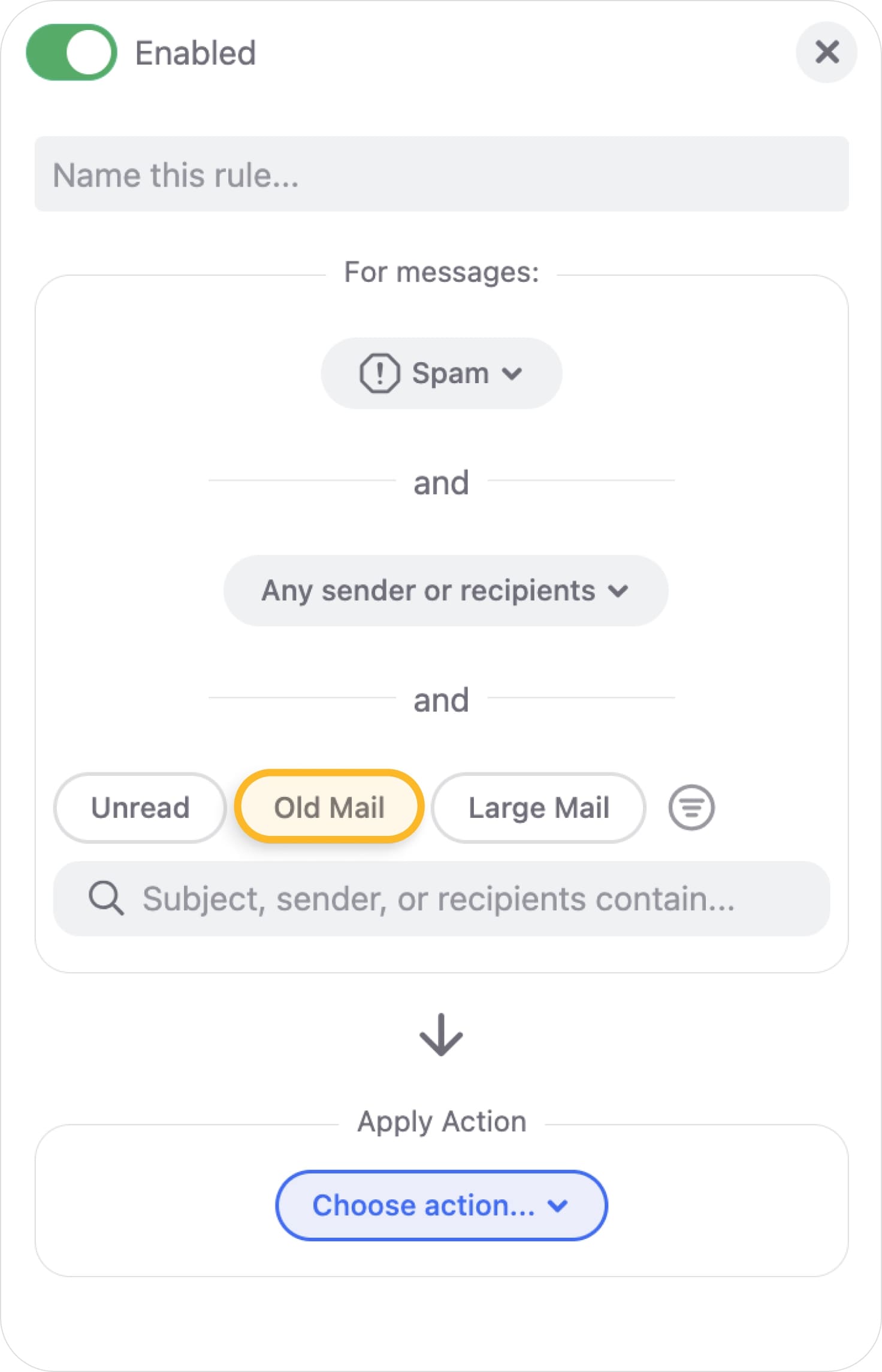 Working with the Spam Folder