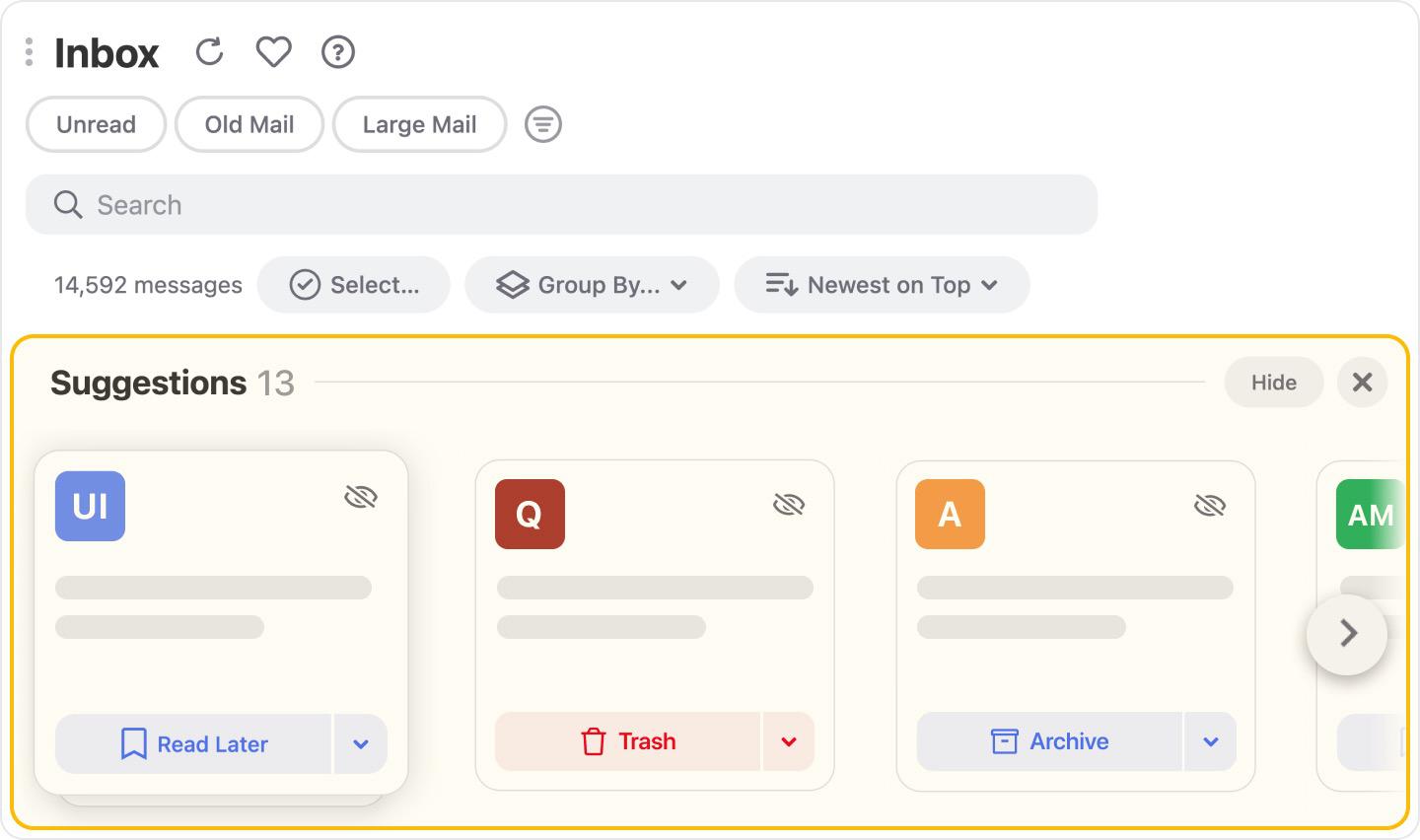 Cleaning Suggestions