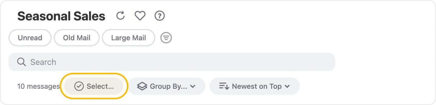 Deal with Seasonal Sales Messages