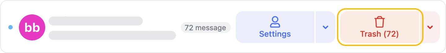 Move Messages to the Trash or Remove Them Permanently