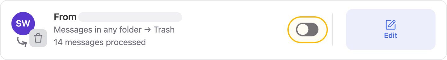 Creating and Editing Auto Clean Rules