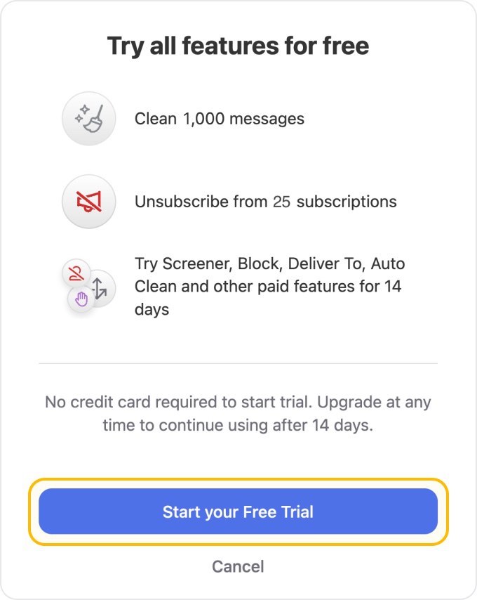 Free Trial and Premium Subscriptions