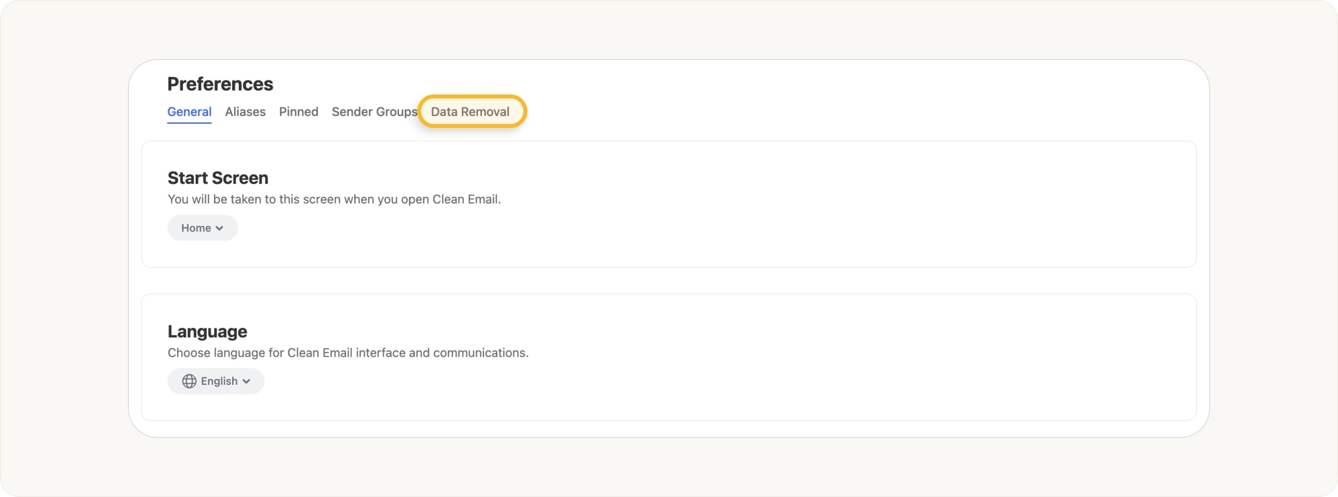 Deleting Your Email Account Data from Clean Email
