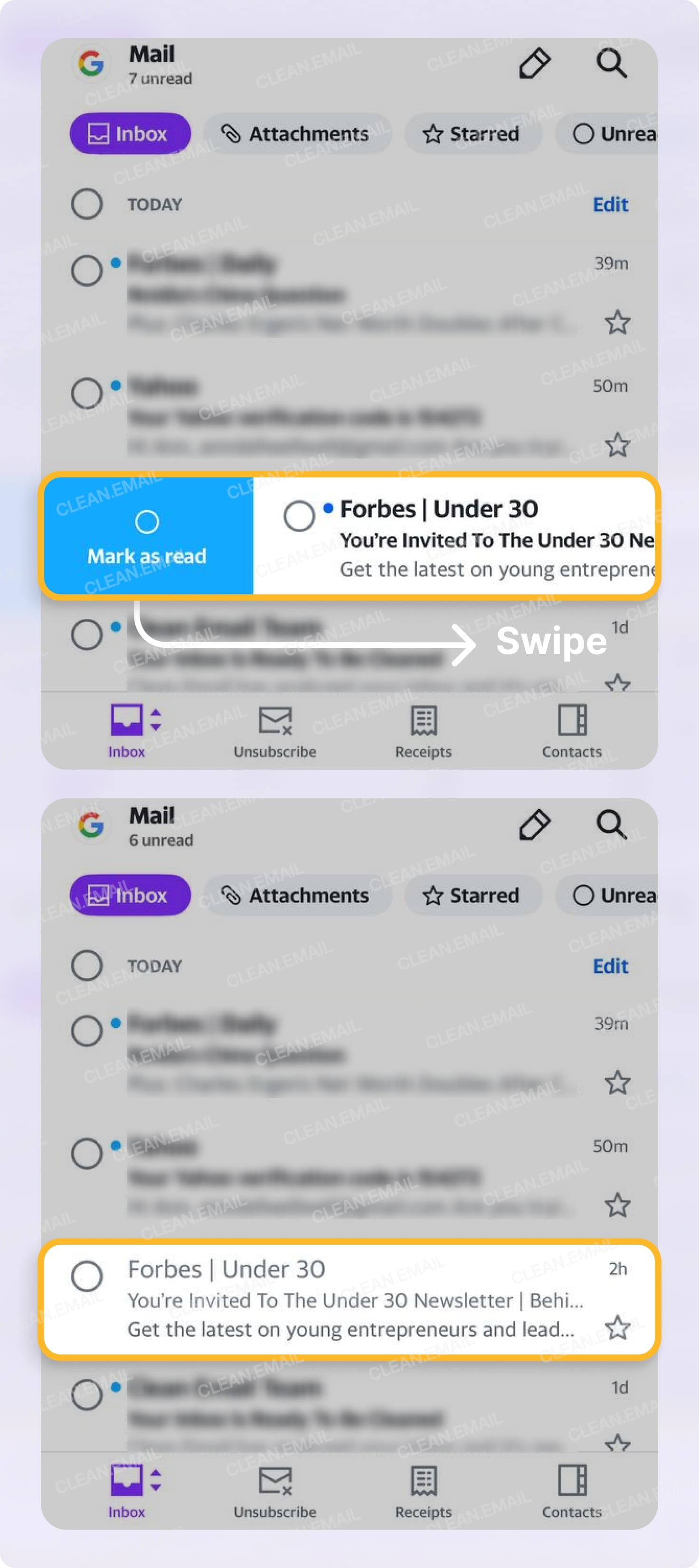 How to Mark All Emails as Read in Yahoo | Clean Email