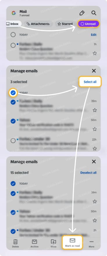 How To Mark All Emails As Read In Yahoo Clean Email