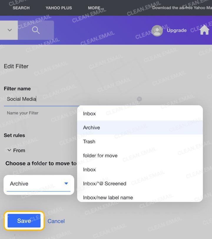 How To Move Emails To A Folder In Yahoo Mail Automatically