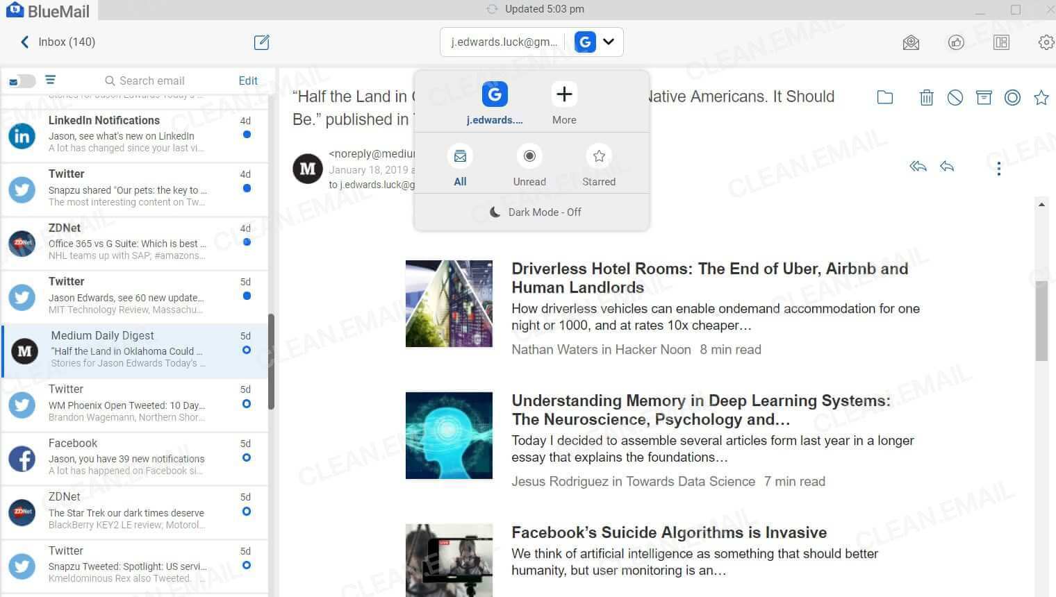 Best Email Software to Keep Mailbox Clean. Updated in 2025
