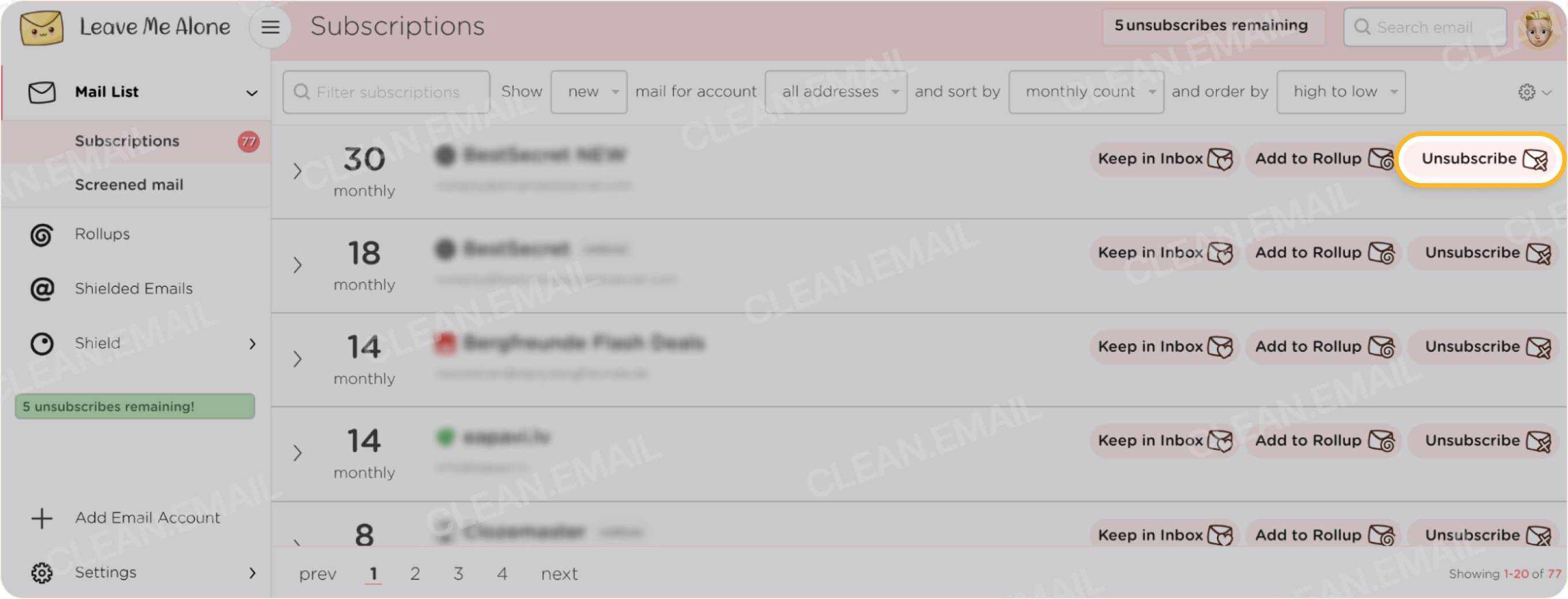 Best Unroll.Me Alternative in 2025: Clean Email App