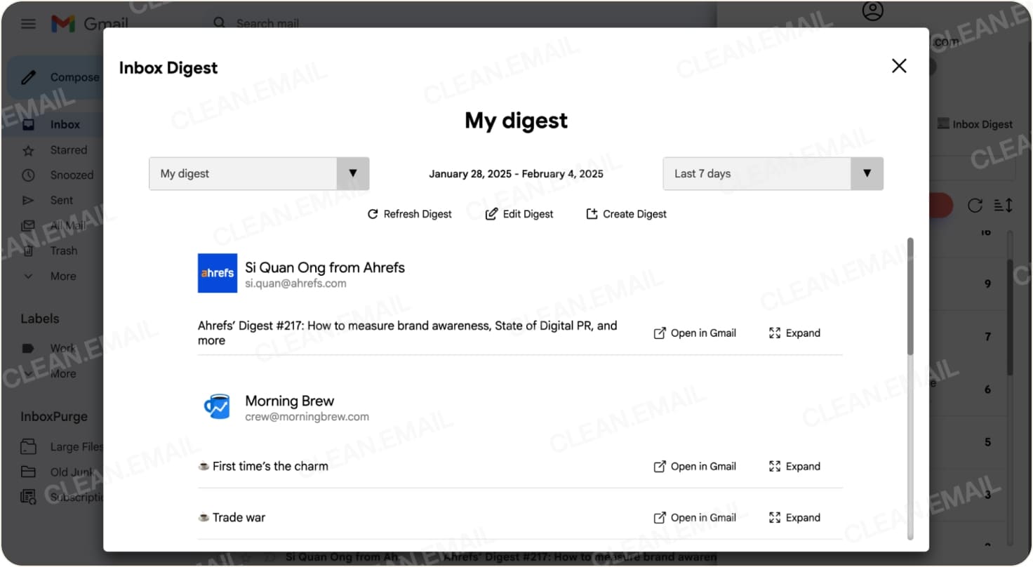Best InboxPurge Alternative to Purge Gmail | Clean Email