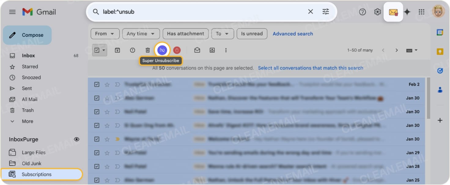 Best InboxPurge Alternative to Purge Gmail | Clean Email