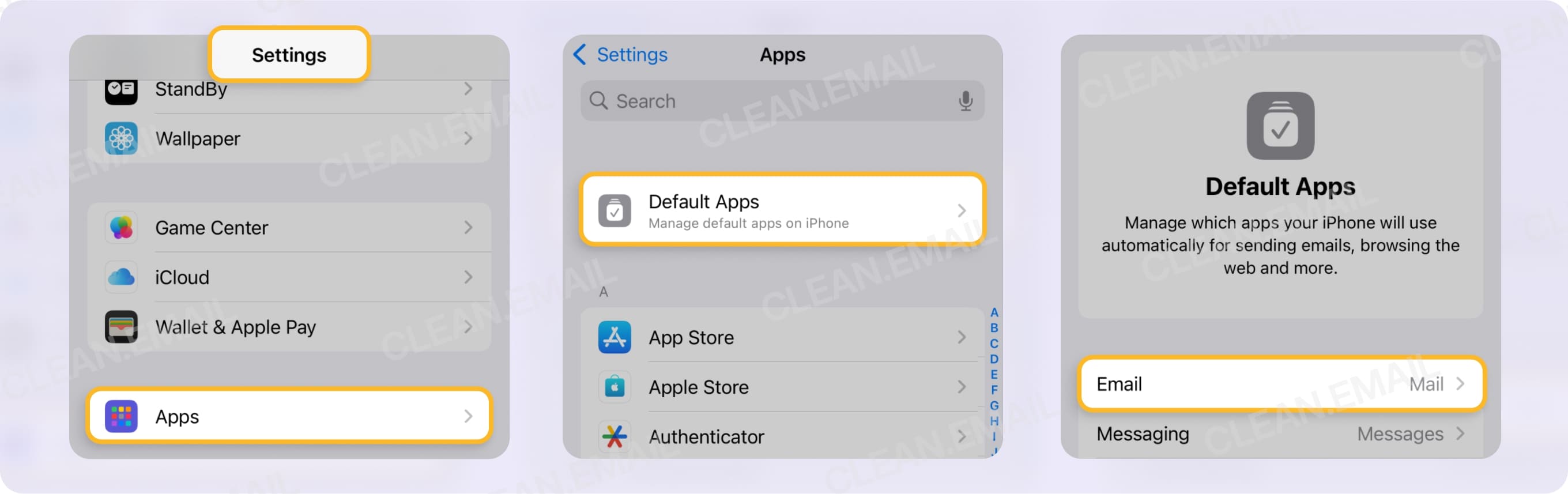 Change the Default Browser and Email Apps on iPhone and Mac