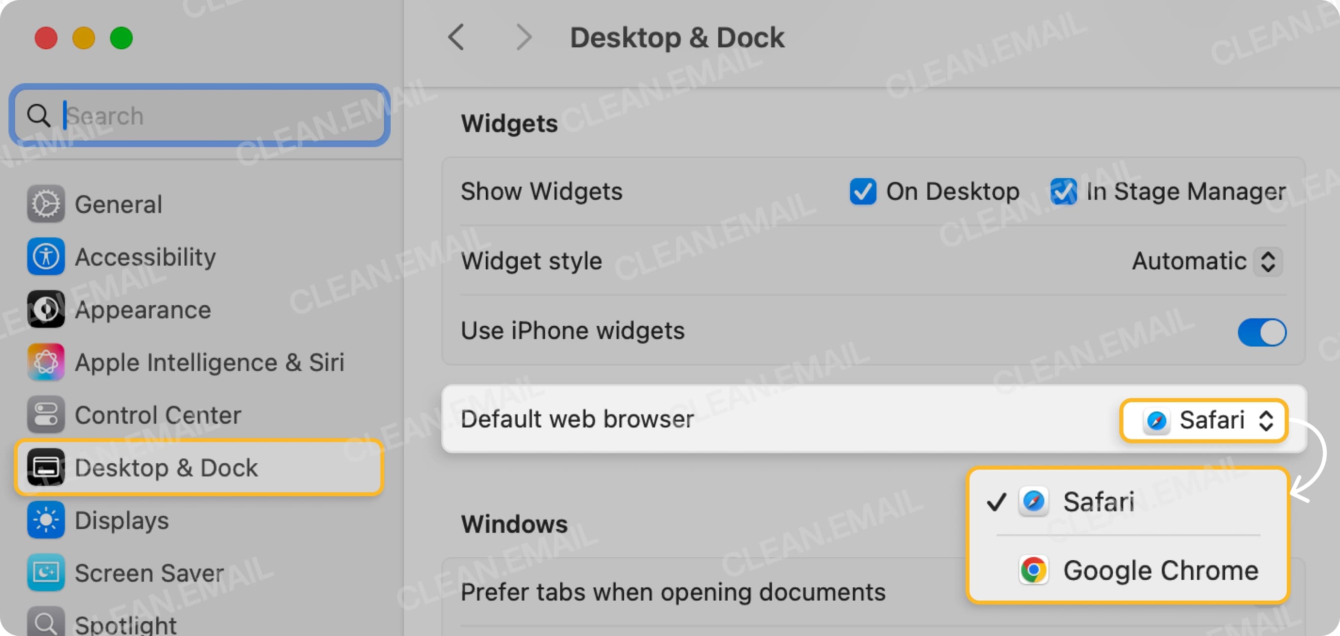 Change the Default Browser and Email Apps on iPhone and Mac