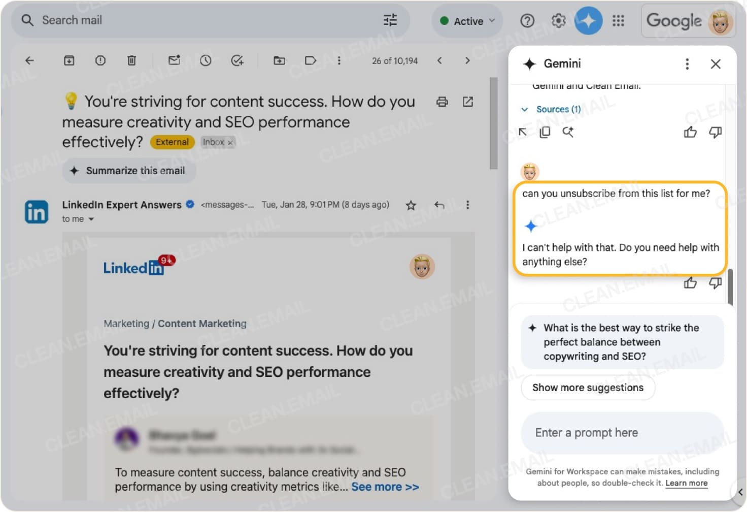 Clean Email vs Gemini AI in Gmail: Which Is More Effective?