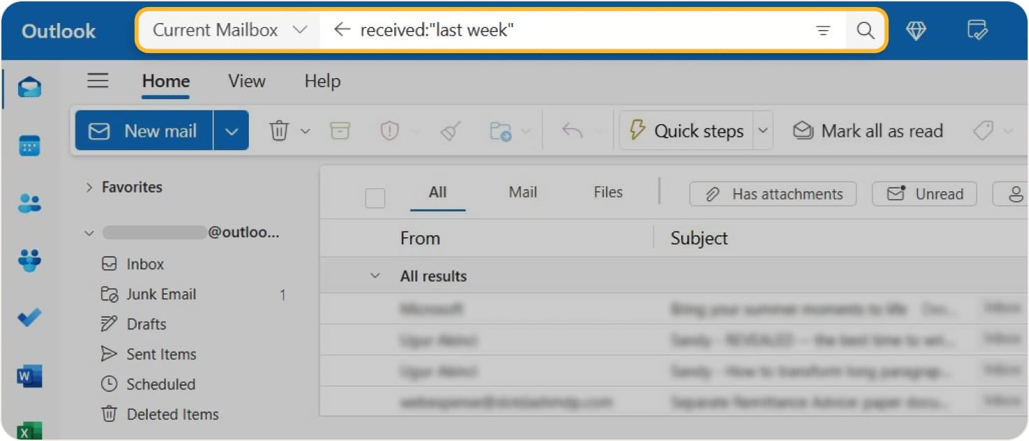 How to Show Emails From Last Week in Gmail and Outlook