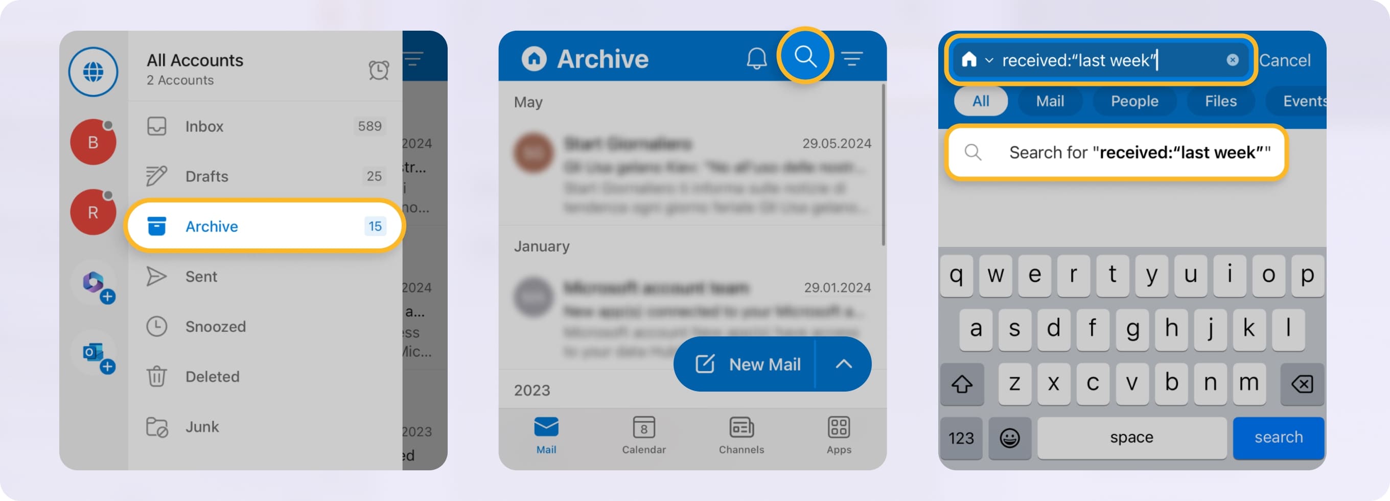 How to Show Emails From Last Week in Gmail and Outlook