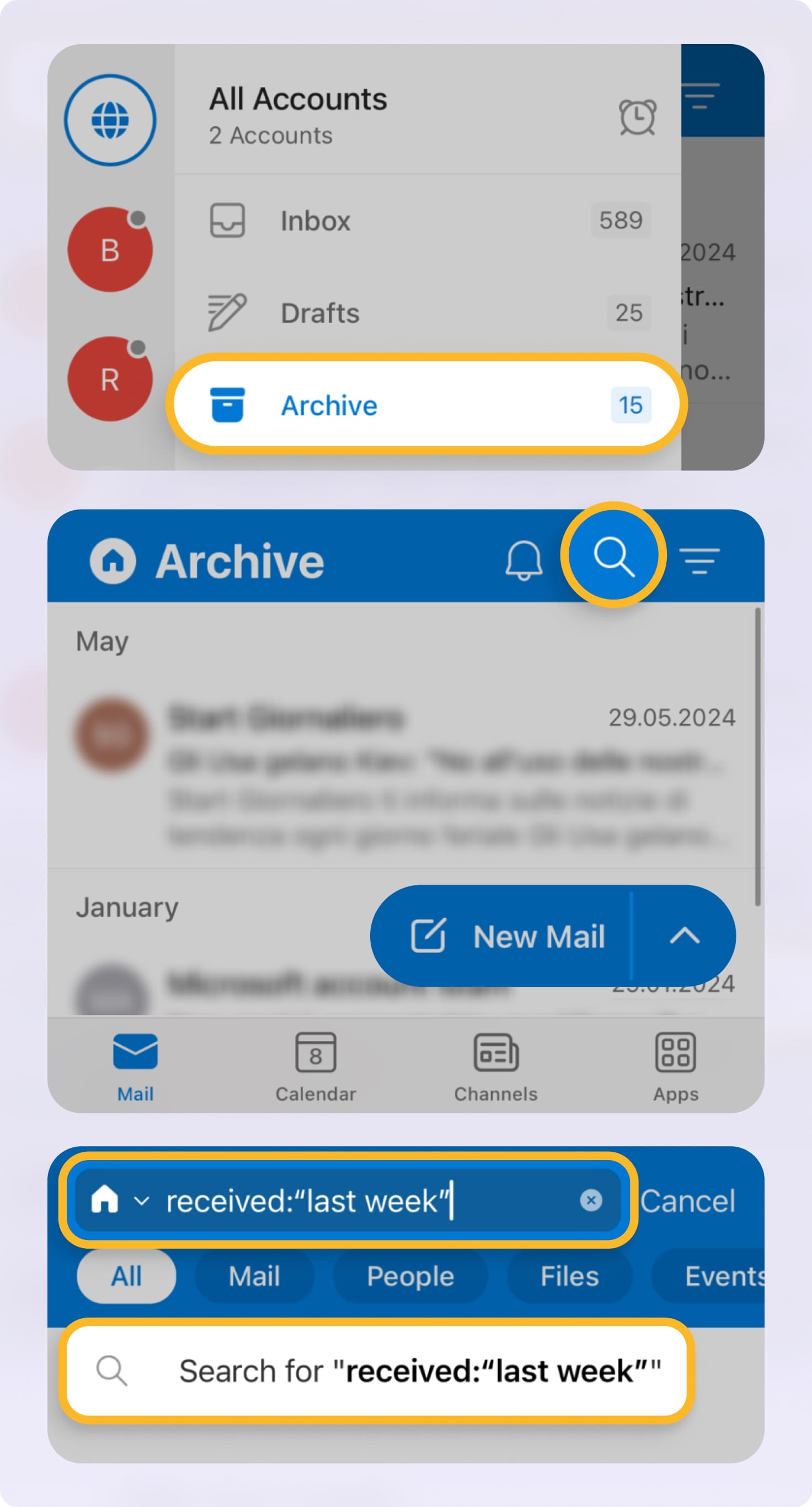 How to Show Emails From Last Week in Gmail and Outlook