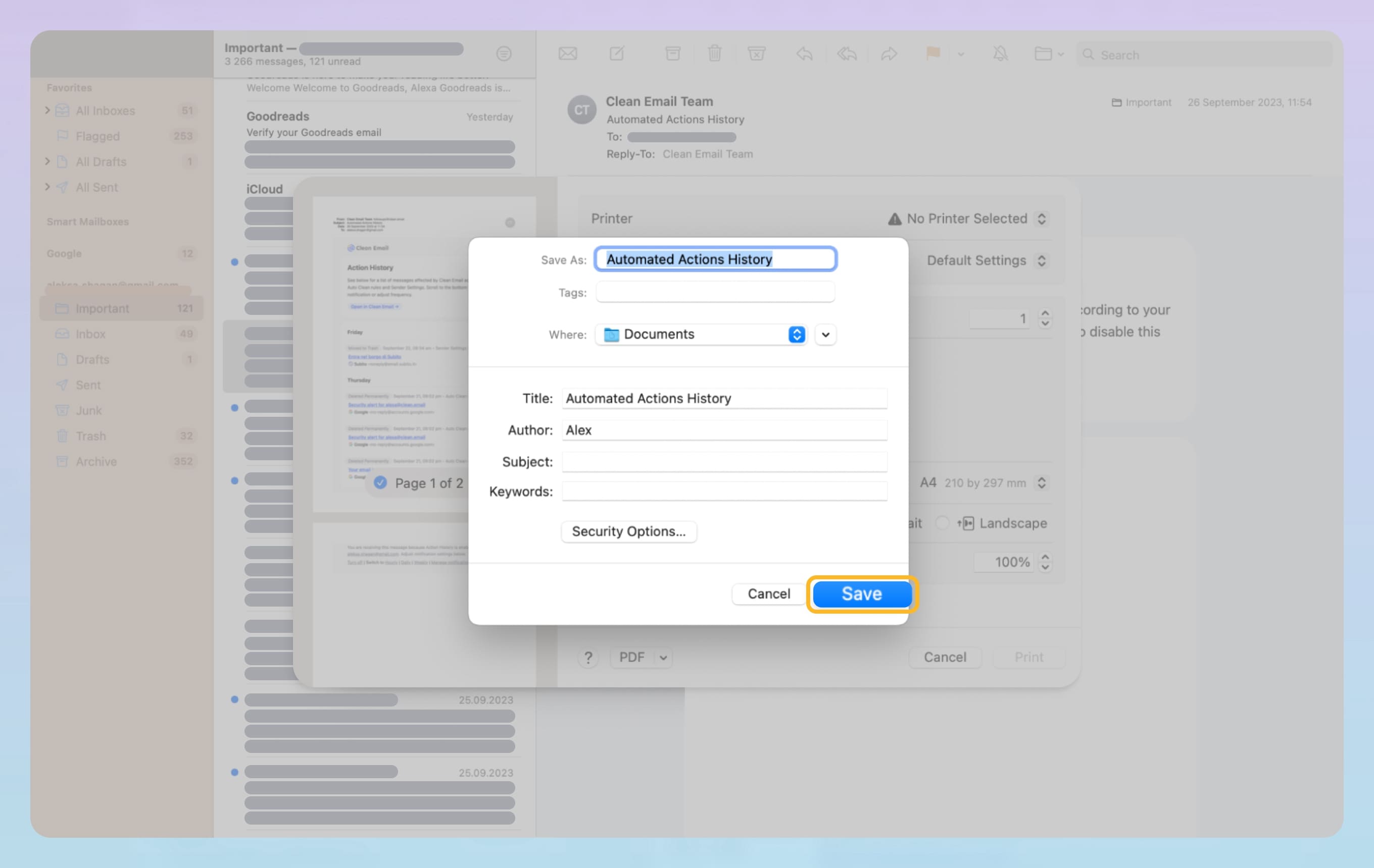 How to Save an Email as a PDF: Comprehensive Tutorial