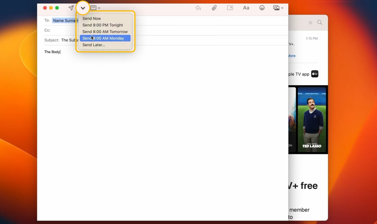 How To Schedule an Email in Apple Mail | Clean Email