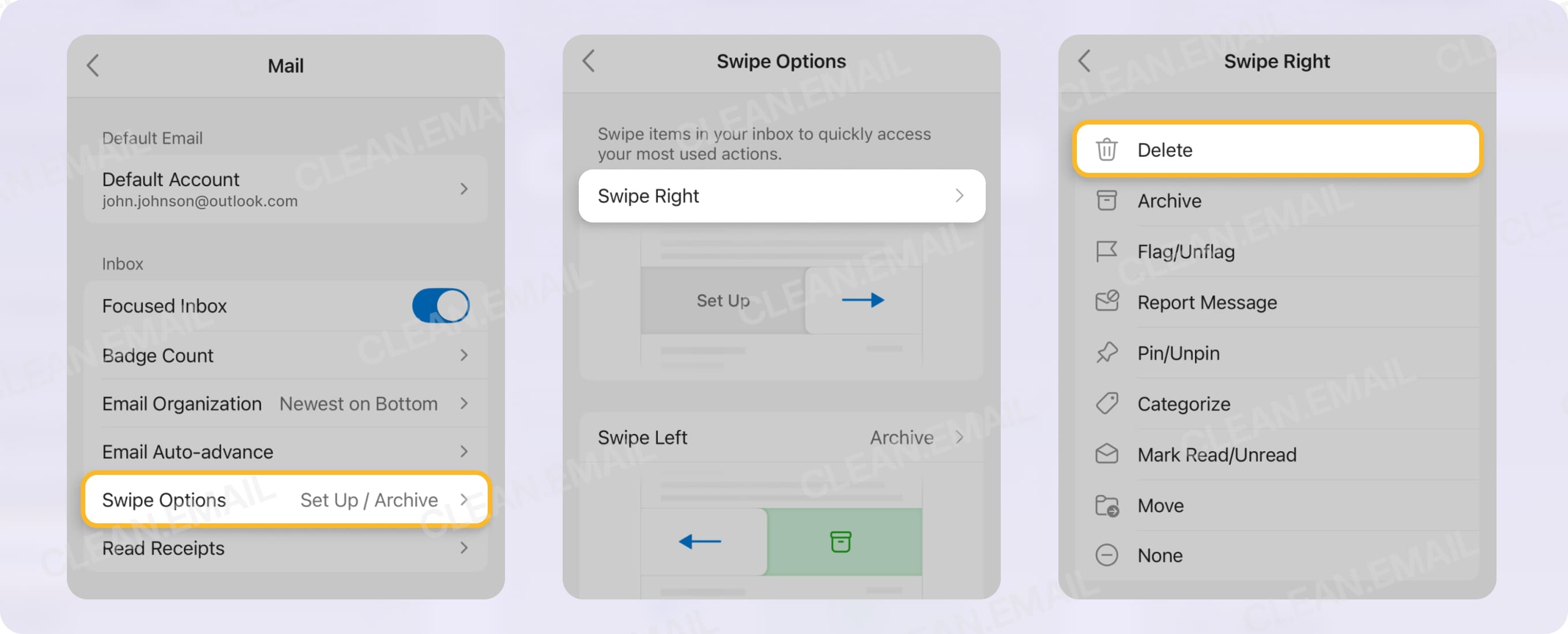 How To Set Up Swipe To Delete For Email On iPhone In 2025