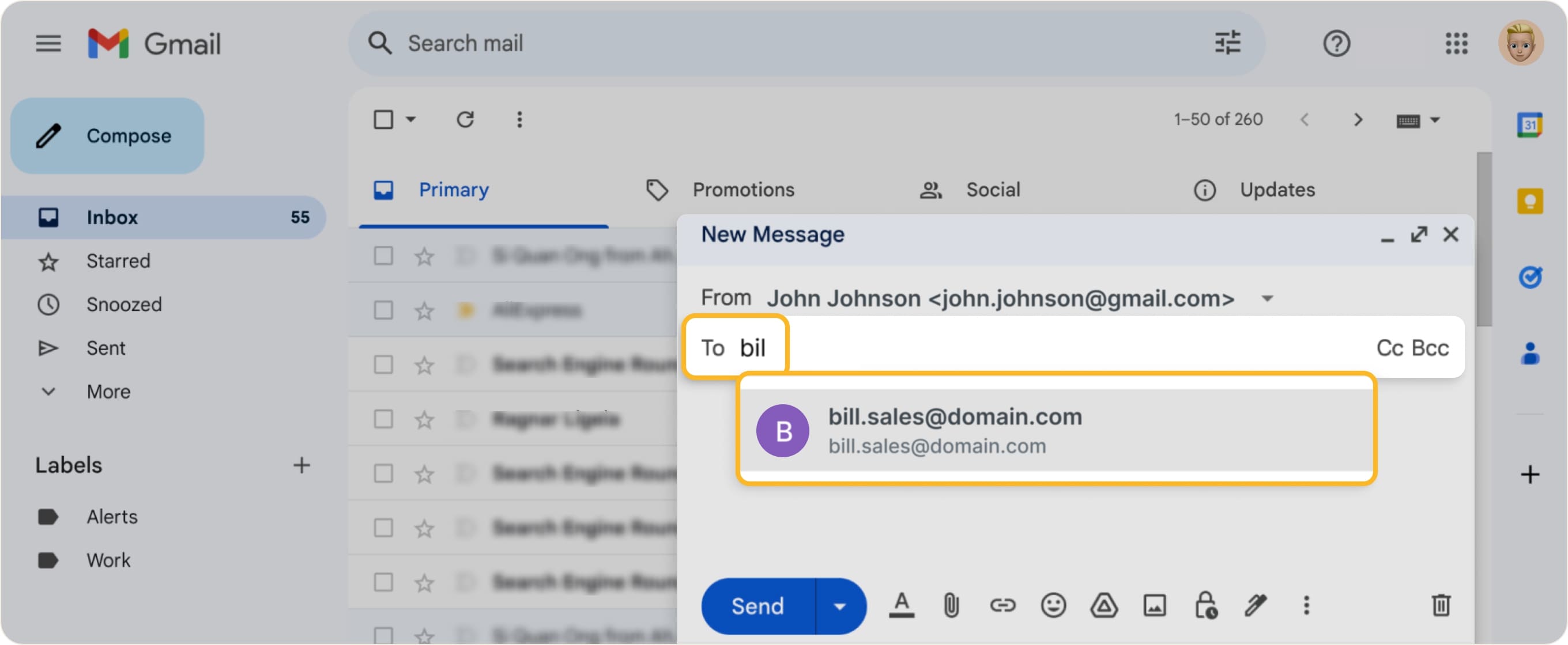 What Is An AutoComplete Email Address In Gmail And Outlook?