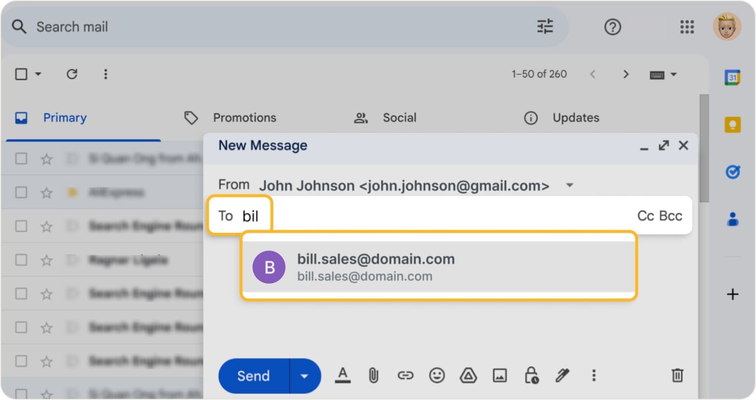 What Is An AutoComplete Email Address In Gmail And Outlook?