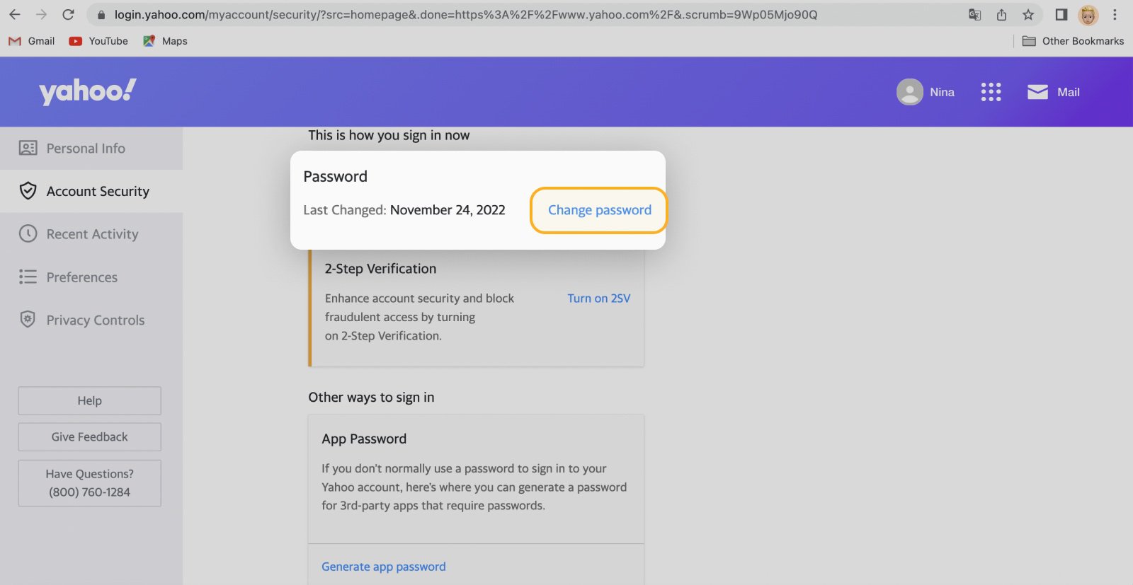 How To Change Your Yahoo Password [with screenshots]