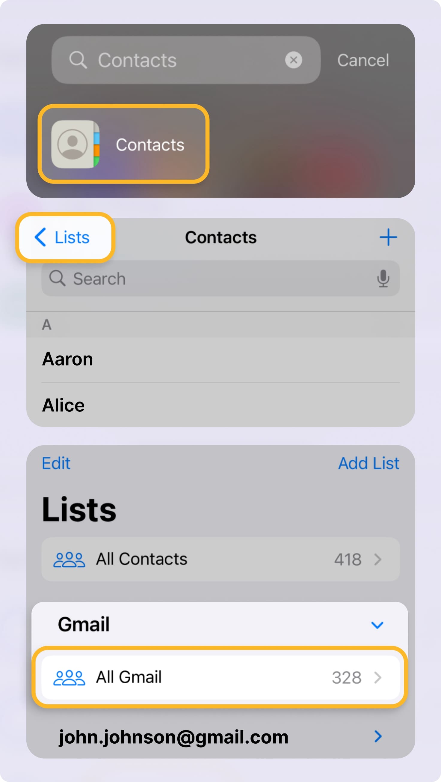 Easy Ways To Find And Work With Your Google Contacts List