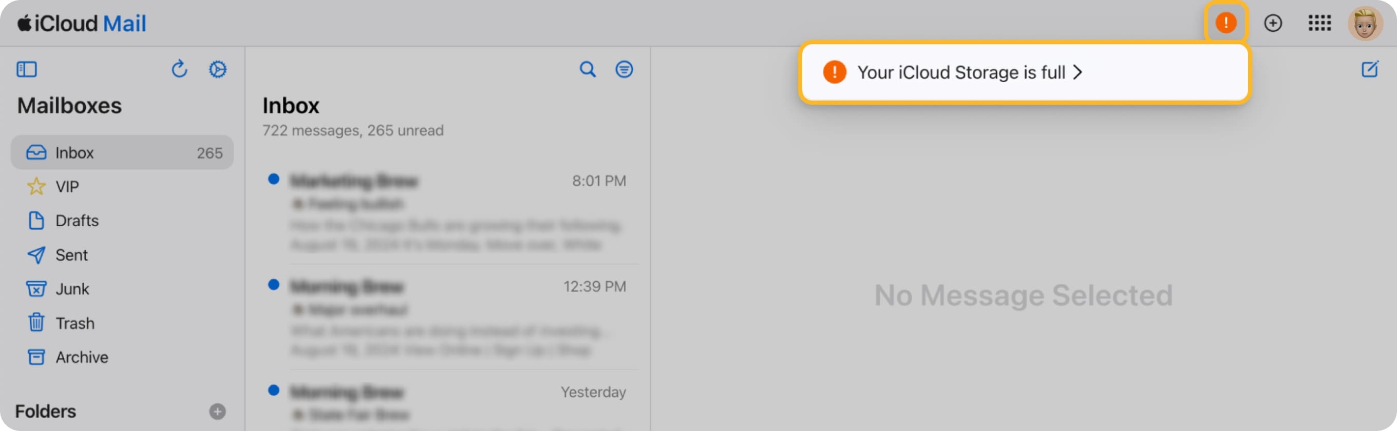 Help, My iCloud Storage Is Full! Will I Keep Getting Emails?