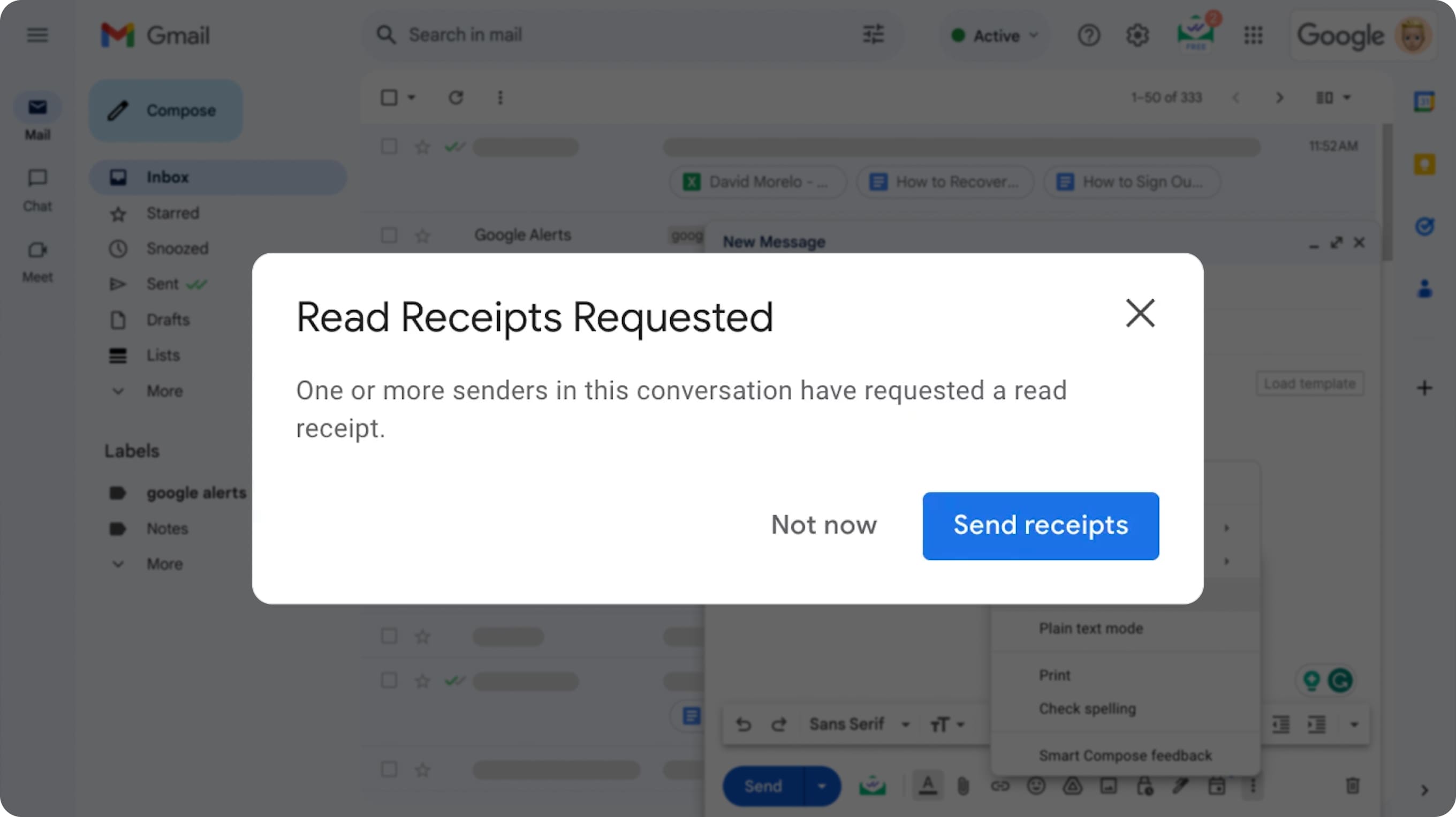 How to Request and Return a Gmail Read Receipt in 2025