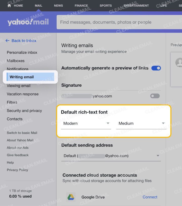 How to Change Font and Font Size in Yahoo Mail