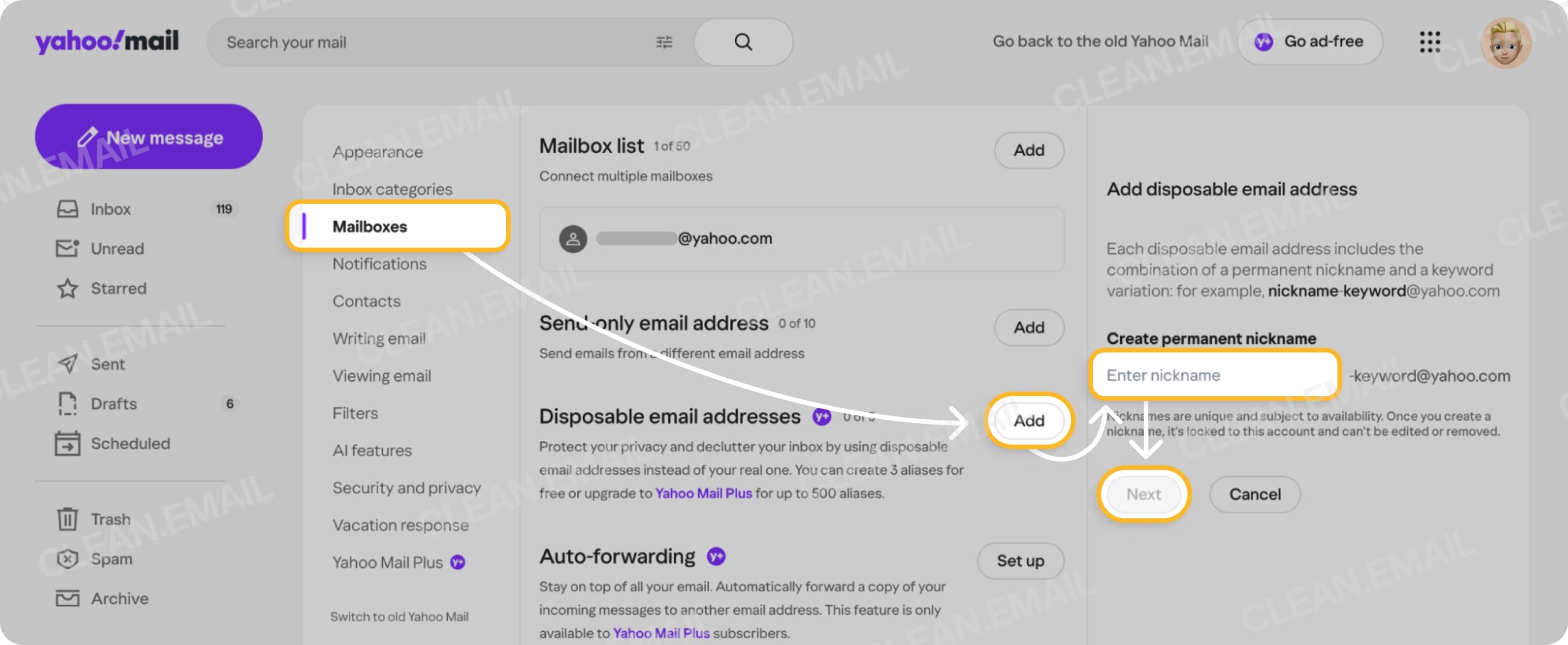 Change Your Yahoo Email Address & Display Name