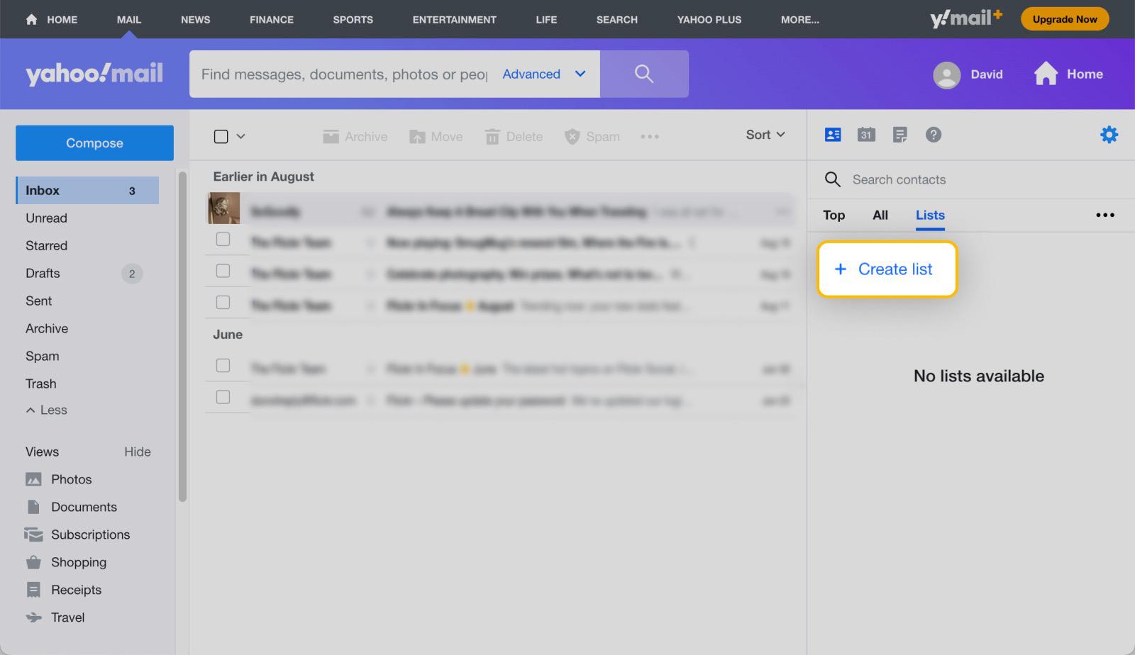 How to Create a Distribution List in Yahoo Mail