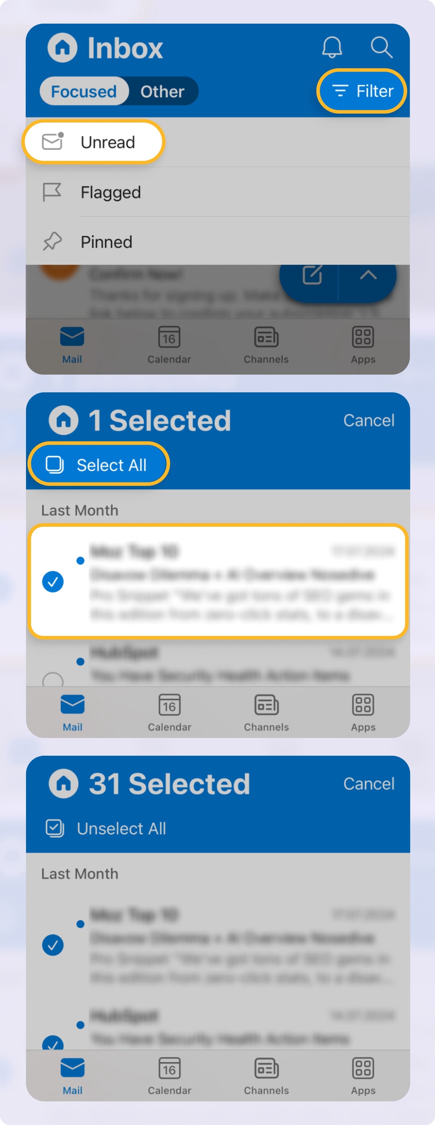 Find Unread Emails In Any Version Of Outlook In 2025