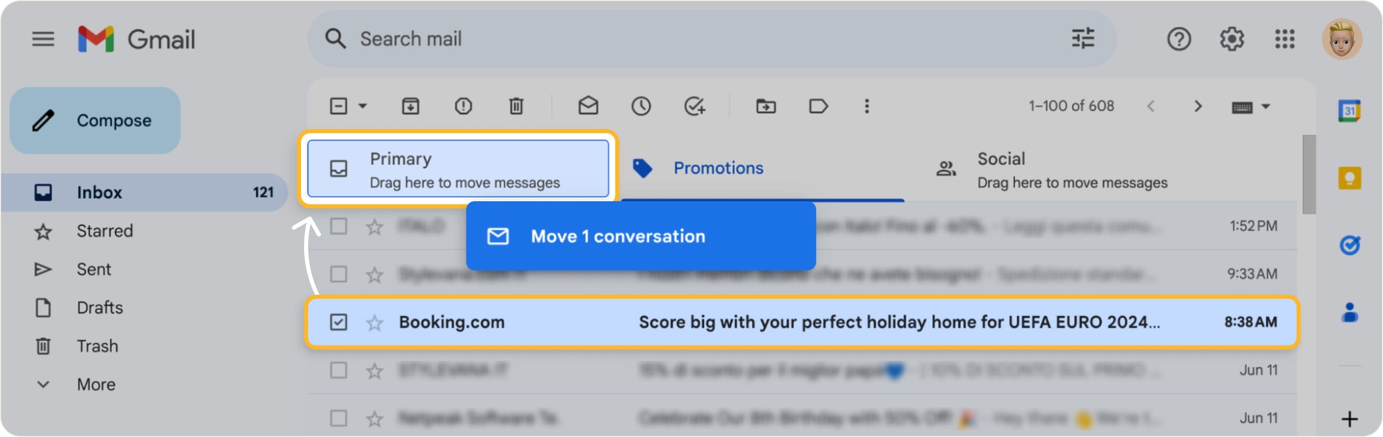 How To Move Emails From Promotions To Primary In 2025