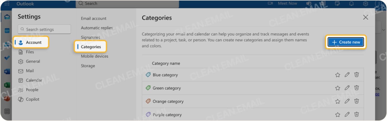Outlook Categories: How To Create and Use Them In 2025