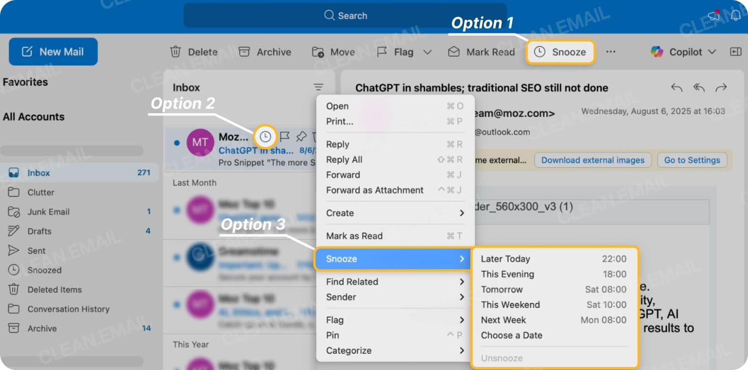 How to Use Outlook Snooze Email Feature: Full Guide For 2026