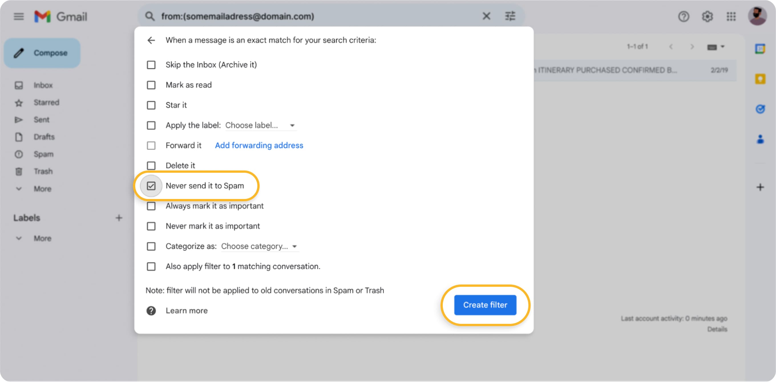 How to Add an Email to the Safe Sender List in Gmail