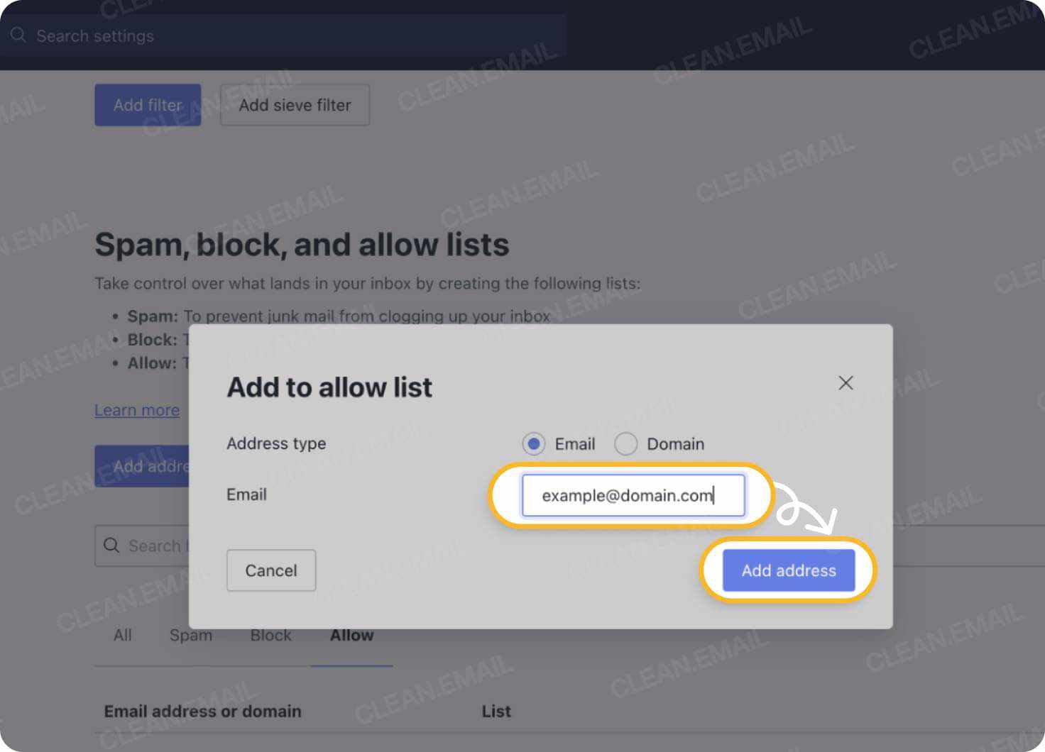 How to Whitelist an Email in Gmail, Outlook, and Yahoo