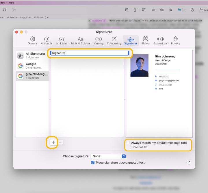 How To Make An Html Signature In Apple Mail