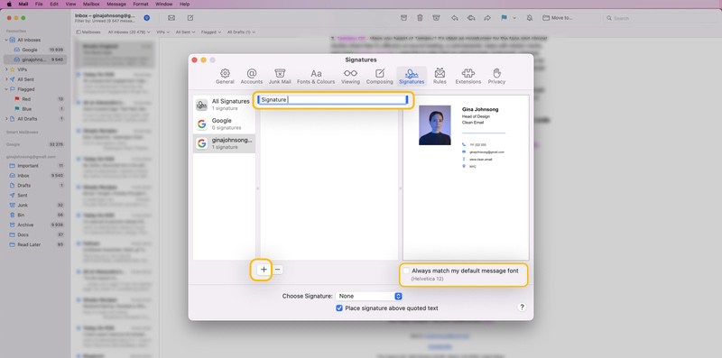 How To Make An HTML Signature In Apple Mail