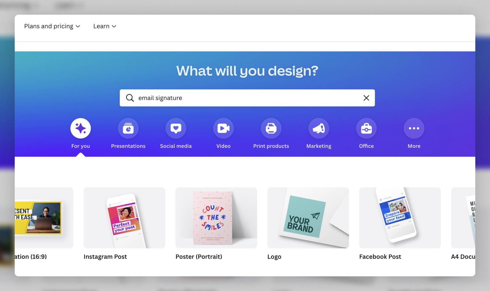 How to Create an Email Signature in Canva
