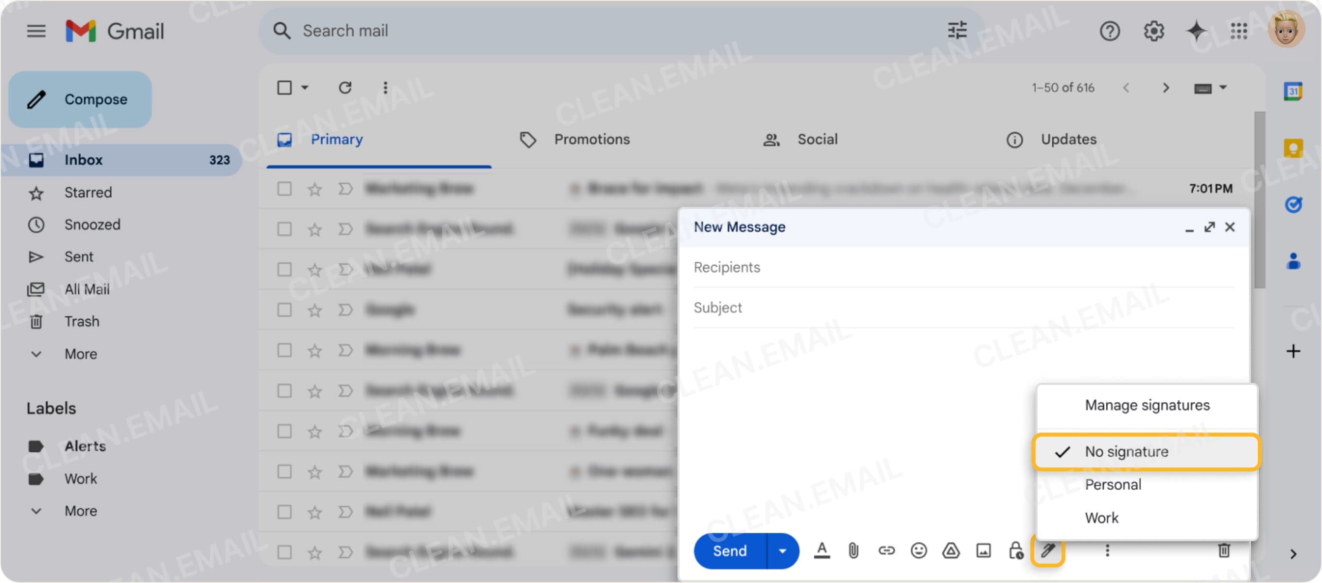 How To Remove An Email Signature From Gmail In 2025