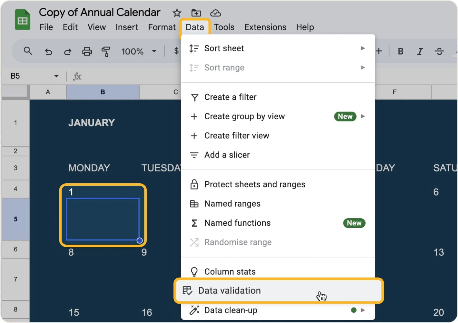 Create a Calendar in Google Sheets: Step-by-Step Guide 2025