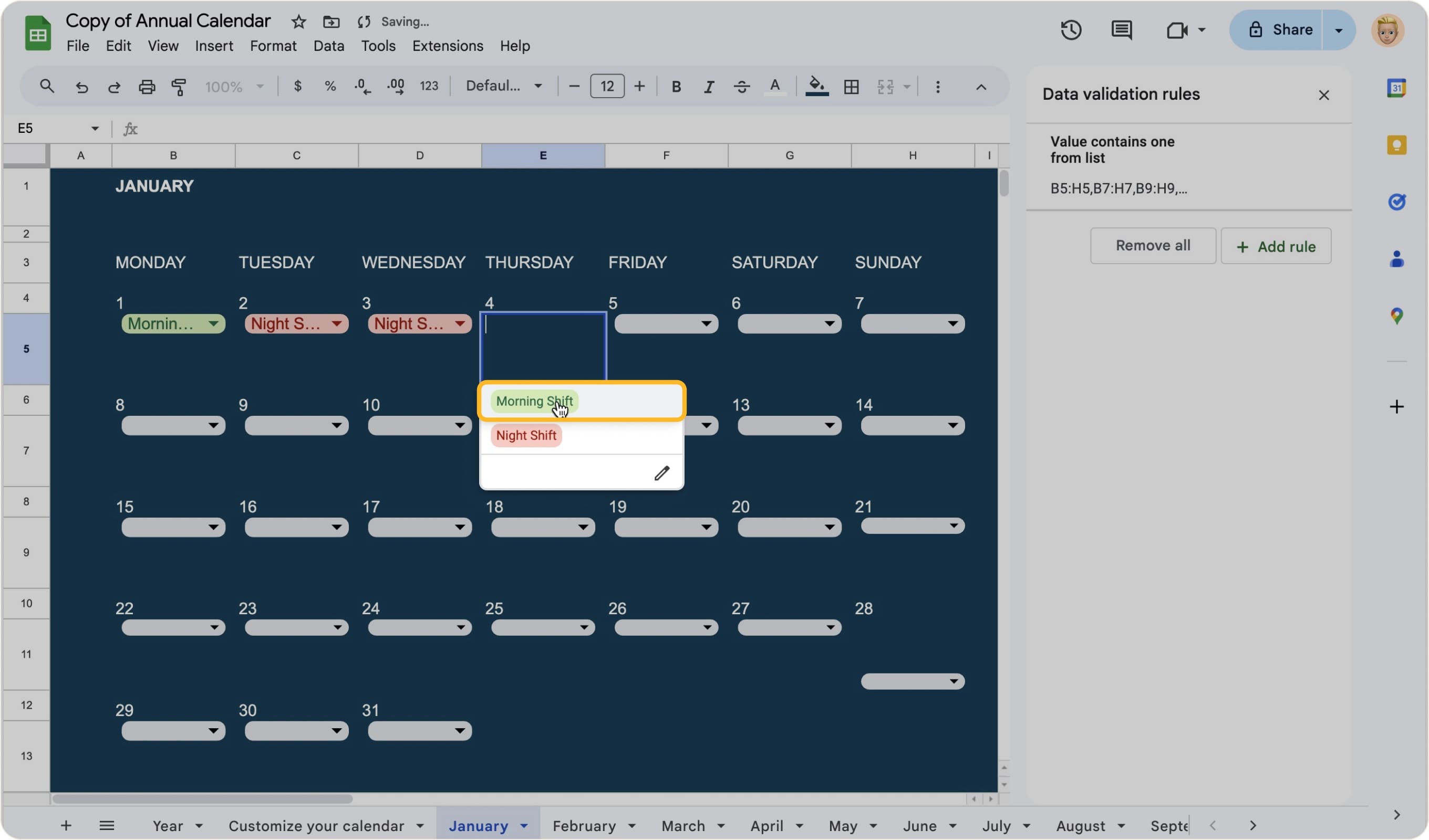 Create a Calendar in Google Sheets: Step-by-Step Guide 2025