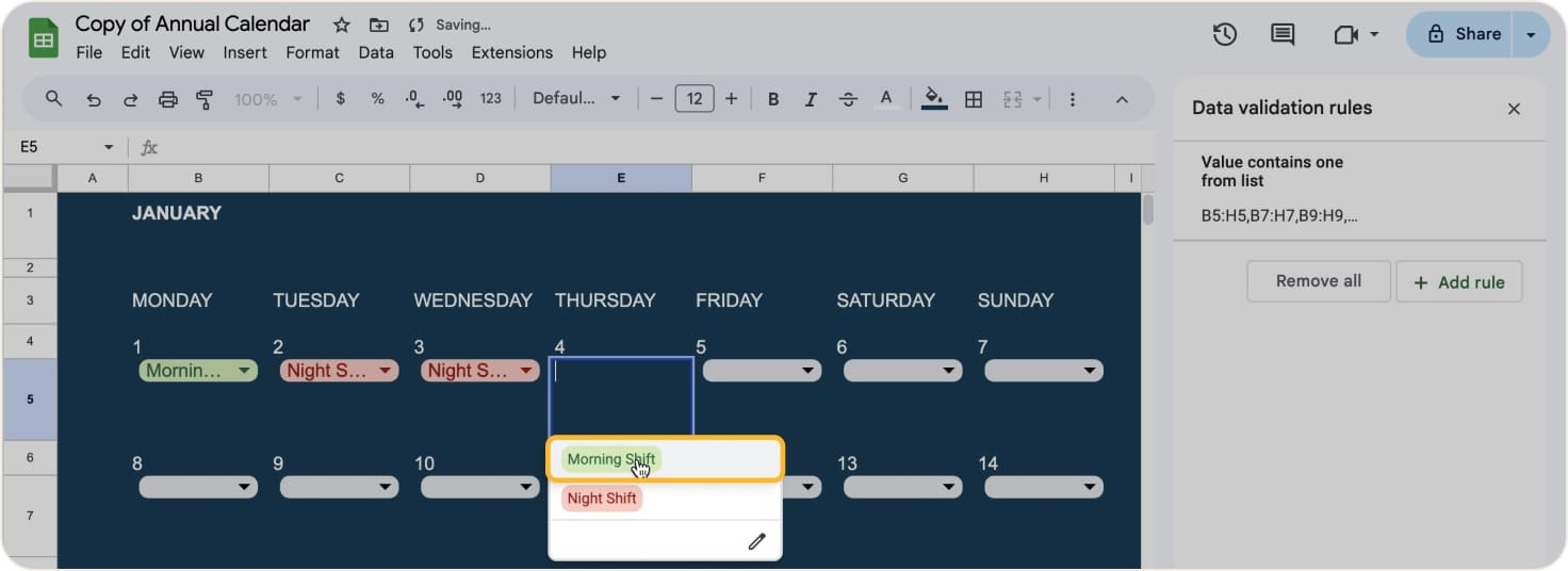 Create a Calendar in Google Sheets: Step-by-Step Guide 2025