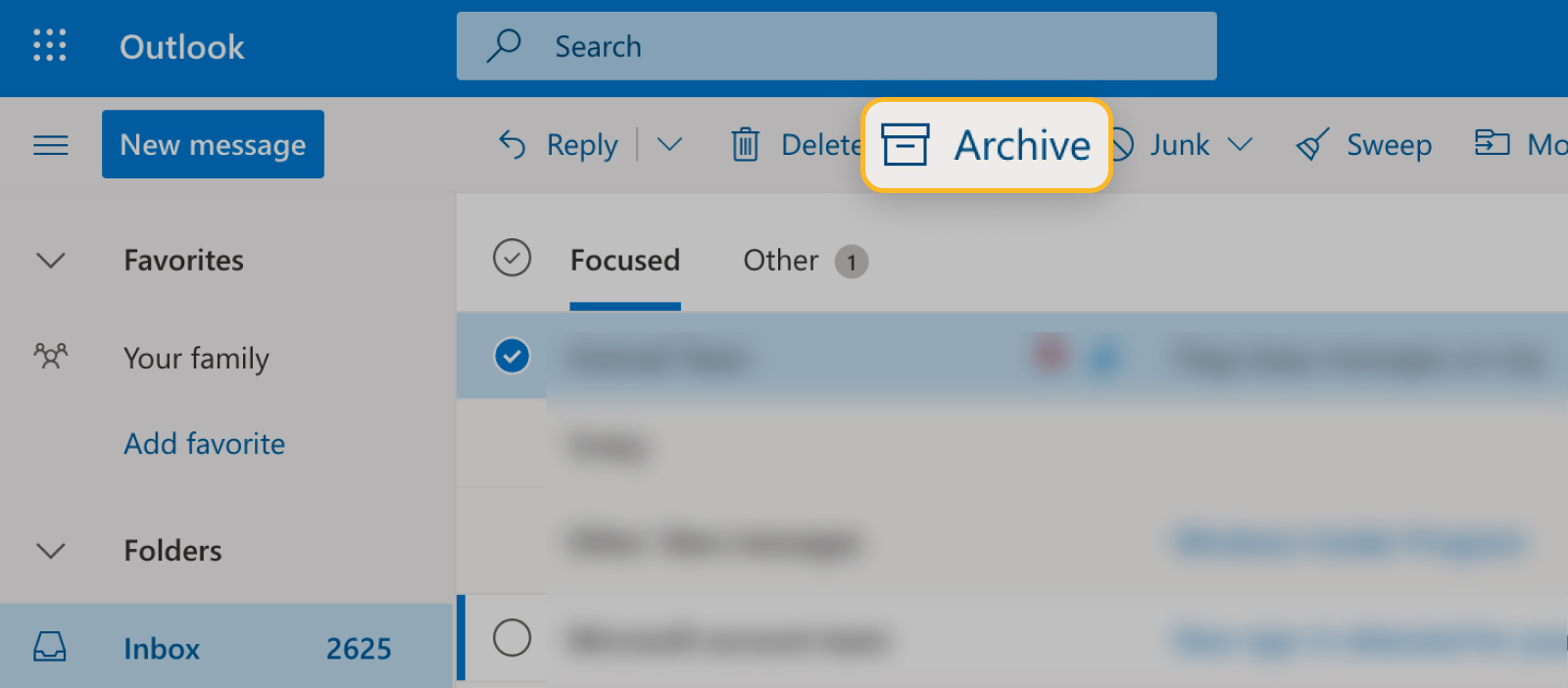 How to Clean Up Hotmail Inbox Quickly with Screenshots