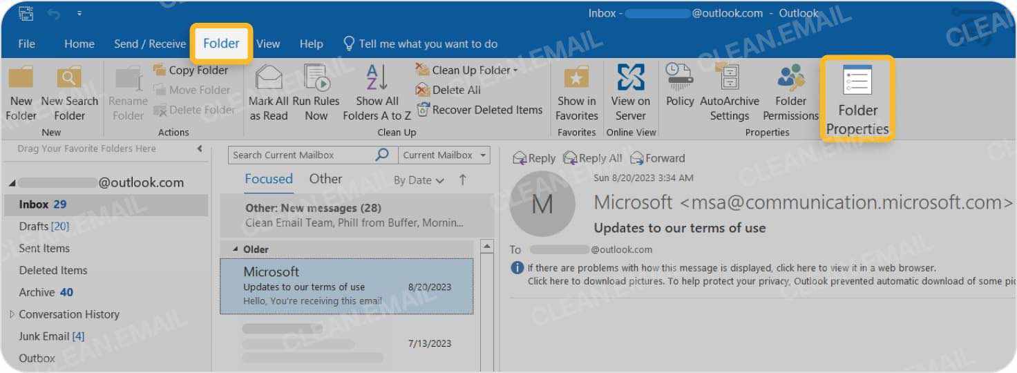 How To Clean Up Outlook Mailbox And Clean Your Inbox In 2025