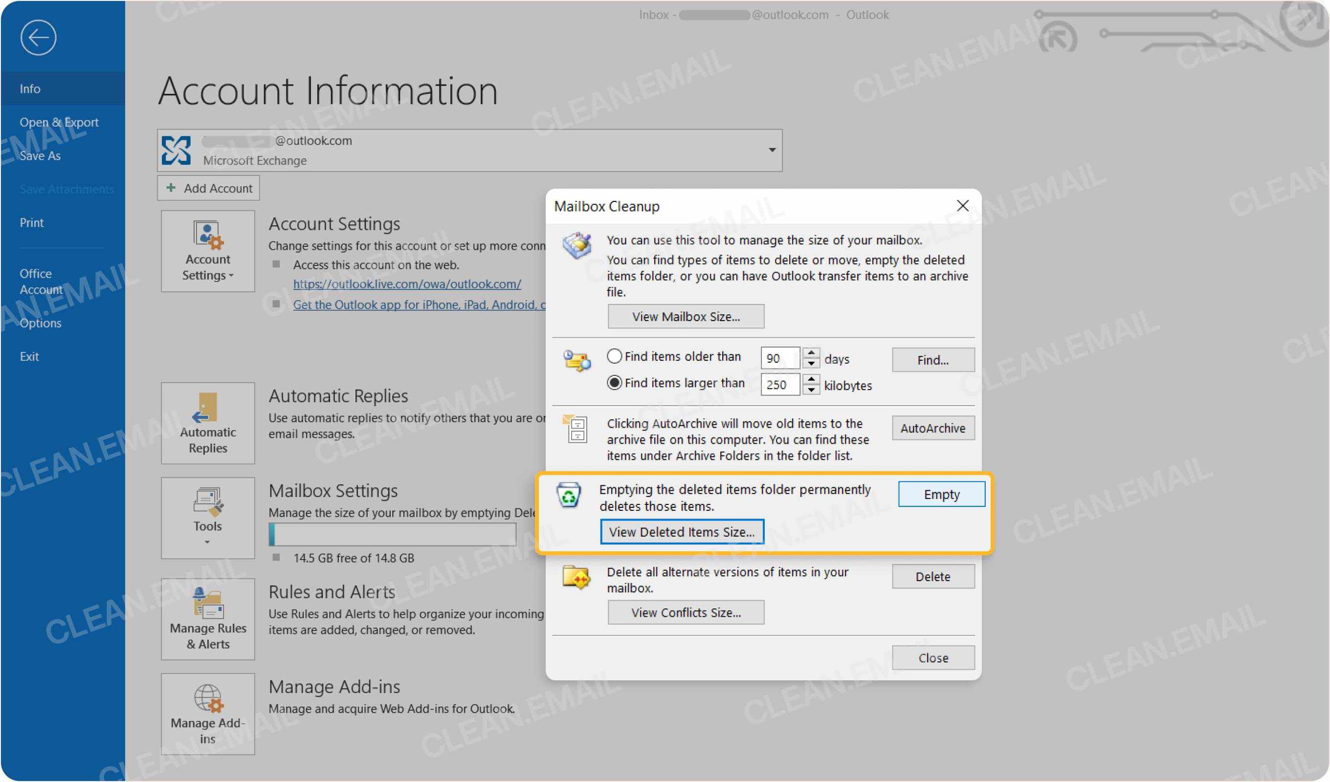 How To Clean Up Outlook Mailbox And Clean Your Inbox In 2025