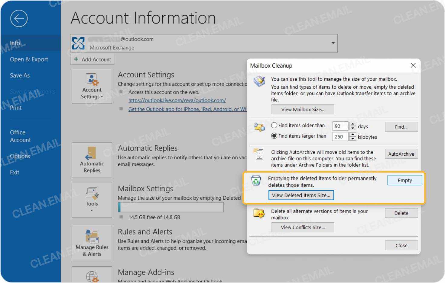 How To Clean Up Outlook Mailbox And Clean Your Inbox In 2025