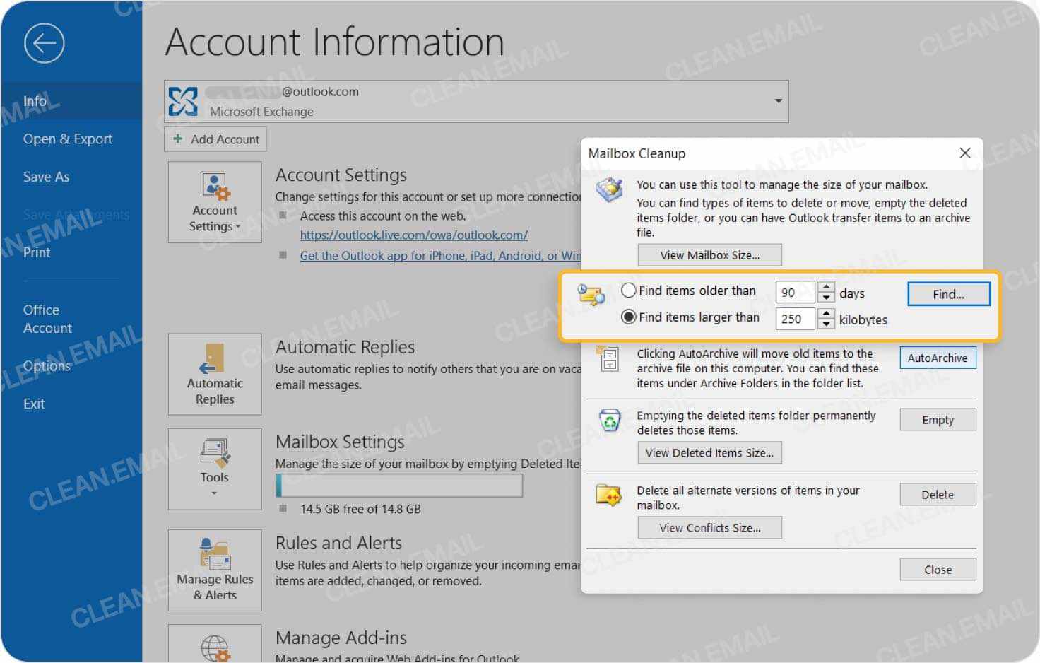 How To Clean Up Outlook Mailbox And Clean Your Inbox In 2025